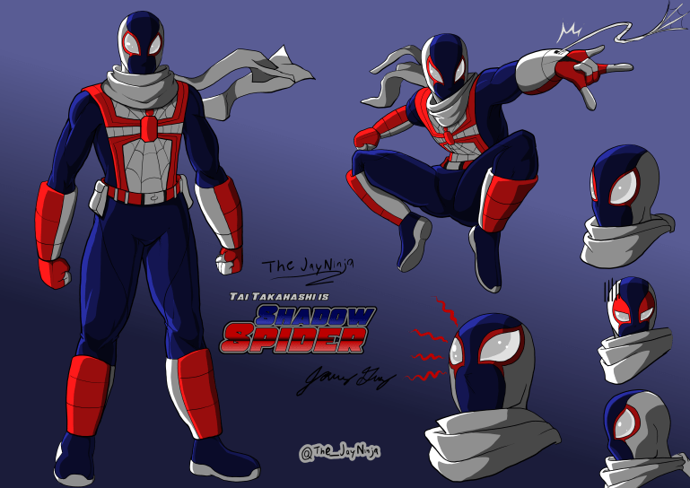 Shadow Spider – James Gray – Professional Superhero